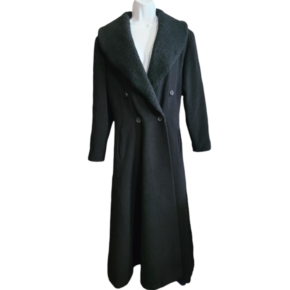 Topcoat | Jackets & Coats | Topcoat Wool Blend Long Princess Coat L ...
